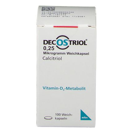 Decostriol 0,25 µg 100 St mit dem E-Rezept kaufen - Shop Apotheke