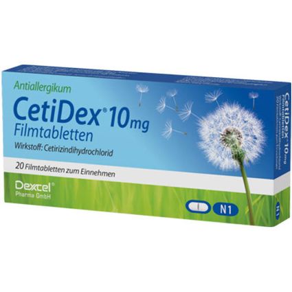 CetiDex® 10mg, bei Allergien 20 St - Shop Apotheke