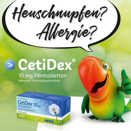 CetiDex® 10mg, bei Allergien 20 St - Shop Apotheke