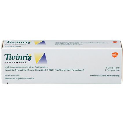 Twinrix Erwachsene 1x1 St mit dem E-Rezept kaufen - Shop Apotheke