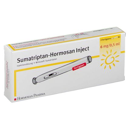 Sumatriptan-Hormosan Inject 6 mg/0,5 ml 2 St mit dem E-Rezept kaufen ...