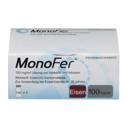 MonoFer® 100 mg/ml 5x1 ml mit dem E-Rezept kaufen - Shop Apotheke