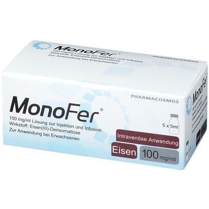 MonoFer® 100 mg/ml 5x5 ml mit dem E-Rezept kaufen - Shop Apotheke