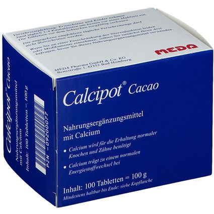 Calcipot® Cacao Kautabletten 100 St - Shop Apotheke