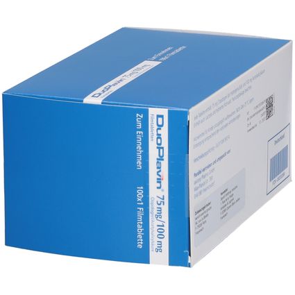 DuoPlavin® 75 mg/100 mg 100 St mit dem E-Rezept kaufen - Shop Apotheke