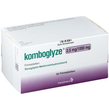 Komboglyze® 2,5 mg/1000 mg 56 St mit dem E-Rezept kaufen - Shop Apotheke