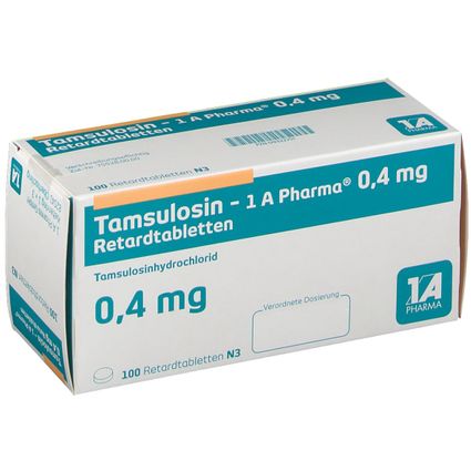 Tamsulosin 1A Pharma® 0.4Mg 100 St mit dem E-Rezept kaufen - Shop Apotheke