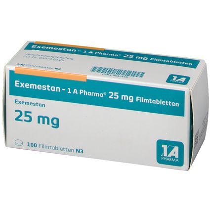 Exemestan 1A Pharma® 25Mg 100 St mit dem E-Rezept kaufen - Shop Apotheke