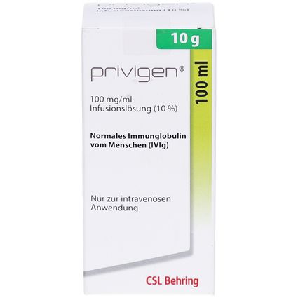 PRIVIGEN 10% Lösung 10 g Infusionslösung Dsfl. 100 ml mit dem E-Rezept ...