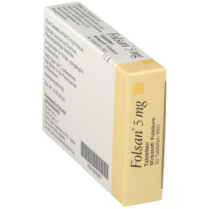 Folsan® 5 mg 50 St - Shop Apotheke