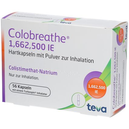 Colobreathe® 1.662.500 I.E. 56 St mit dem E-Rezept kaufen - Shop Apotheke