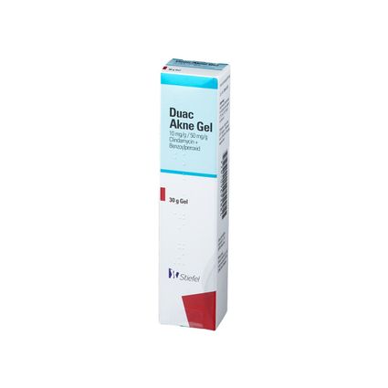 Duac Akne Gel 10 mg/g 50 mg/g 30 g mit dem E-Rezept kaufen - Shop Apotheke