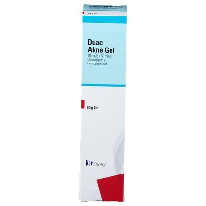 Duac Akne Gel 10 mg/g 50 mg/g 60 g mit dem E-Rezept kaufen - Shop Apotheke