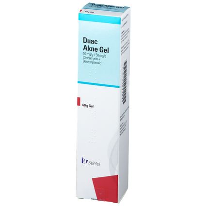 Duac Akne Gel 10 mg/g 50 mg/g 60 g mit dem E-Rezept kaufen - Shop Apotheke