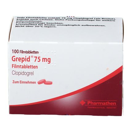 Grepid® 75 mg 100 St mit dem E-Rezept kaufen - Shop Apotheke