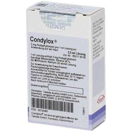 Condylox 3,5 ml mit dem E-Rezept kaufen - Shop Apotheke