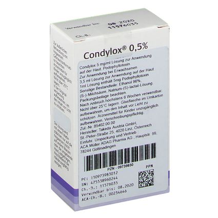 Condylox® 3,5 ml mit dem E-Rezept kaufen - Shop Apotheke