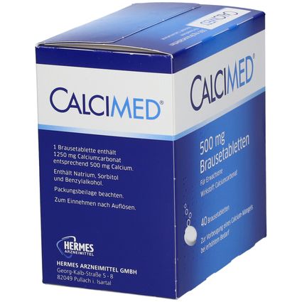 CALCIMED® 500 mg Brausetabletten 40 St - Shop Apotheke
