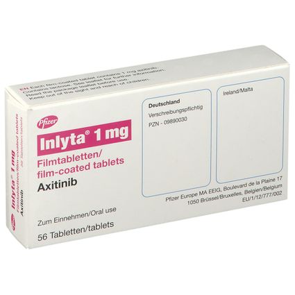 Inlyta® 1 mg 56 St mit dem E-Rezept kaufen - Shop Apotheke