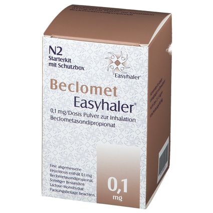 Beclomet Easyhaler® 0,1 mg/Dosis 1 St mit dem E-Rezept kaufen - Shop ...