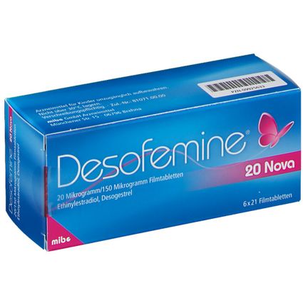 Desofemine 20 Nova 20 µg/150 µg 6x21 St mit dem E-Rezept kaufen - Shop ...