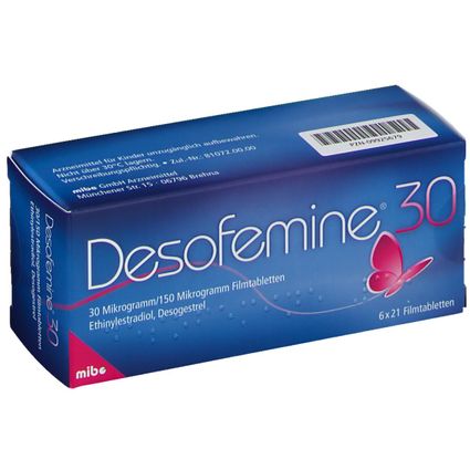 Desofemine 30 30 µg/150 µg 6x21 St mit dem E-Rezept kaufen - Shop Apotheke