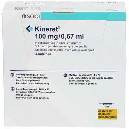 Kineret® 100 mg/0,67 ml 28 St mit dem E-Rezept kaufen - Shop Apotheke