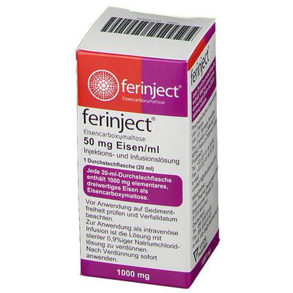 ferinject® 50 mg 1x20 ml mit dem E-Rezept kaufen - Shop Apotheke