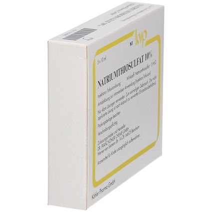 Natriumthiosulfat 10 % 5x10 ml mit dem E-Rezept kaufen - Shop Apotheke