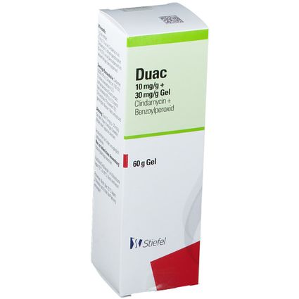 Duac 10 mg/g + 30 mg/g Gel 60 g mit dem E-Rezept kaufen - Shop Apotheke