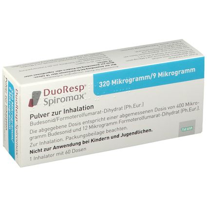 DuoResp® Spiromax® 320 µg/9 µg 1 St mit dem E-Rezept kaufen - Shop Apotheke