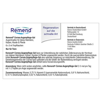 Remend® Cornea Augenpflege-Gel 6x3 ml - Shop Apotheke
