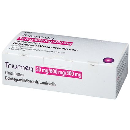 Triumeq® 50 mg/600 mg/300 mg 90 St mit dem E-Rezept kaufen - Shop Apotheke