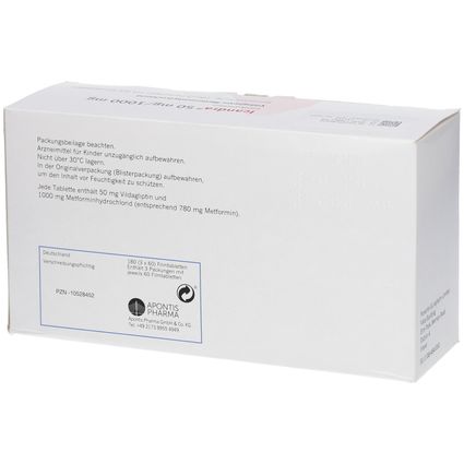 Icandra® 50 mg/1000 mg 3x60 St mit dem E-Rezept kaufen - Shop Apotheke