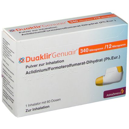 Duaklir® Genuair 340 µg/12 µg 1 St mit dem E-Rezept kaufen - Shop Apotheke