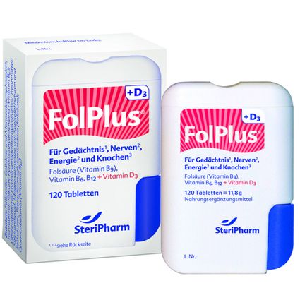 FolPlus® + D3 120 St - Shop Apotheke