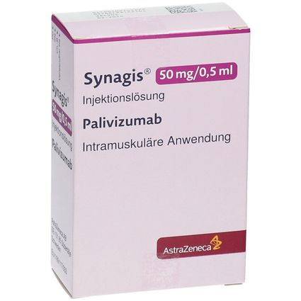 Synagis 100 mg/0,5 ml 1x0,5 ml mit dem E-Rezept kaufen - Shop Apotheke