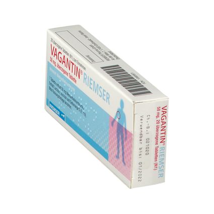 VAGANTIN® RIEMSER 50 mg 20 St mit dem E-Rezept kaufen - Shop Apotheke