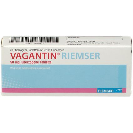 VAGANTIN® RIEMSER 50 mg 20 St mit dem E-Rezept kaufen - Shop Apotheke