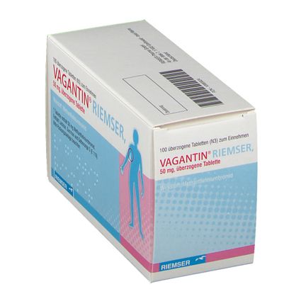 VAGANTIN® RIEMSER 50 mg 100 St mit dem E-Rezept kaufen - Shop Apotheke