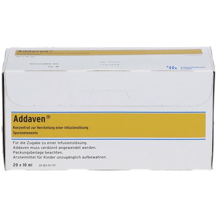 Addaven Fresenius 20x10 ml mit dem E-Rezept kaufen - Shop Apotheke
