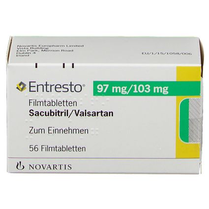 Entresto® 97 mg/103 mg 56 St mit dem E-Rezept kaufen - Shop Apotheke