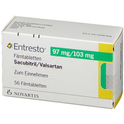 Entresto® 97 mg/103 mg 56 St mit dem E-Rezept kaufen - Shop Apotheke