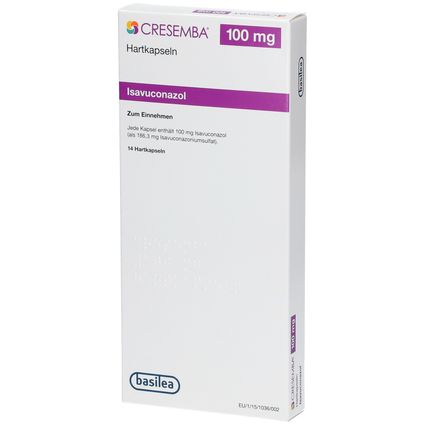 Cresemba 100 mg 14 St mit dem E-Rezept kaufen - Shop Apotheke