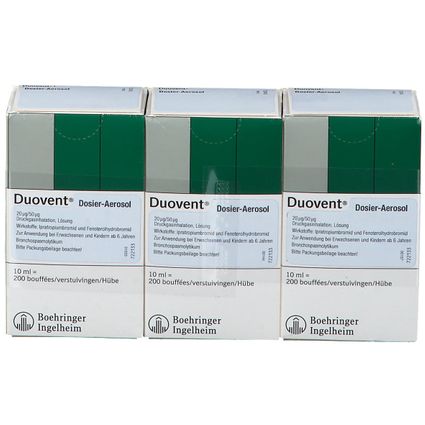 Duovent® 20 µg/50 µg 3x10 ml mit dem E-Rezept kaufen - Shop Apotheke