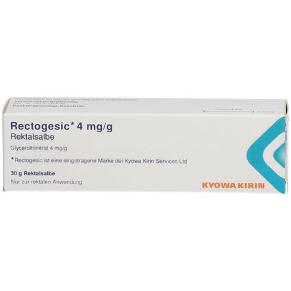 Rectogesic 4 mg/g Rektalsalbe 30 g mit dem E-Rezept kaufen - Shop Apotheke