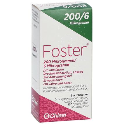 FOSTER® 200/6 µg 1 St mit dem E-Rezept kaufen - Shop Apotheke
