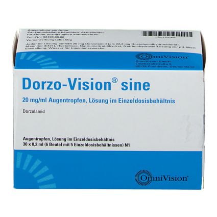 Dorzo-Vision® sine 20 mg/ml 30x0,2 ml mit dem E-Rezept kaufen - Shop ...