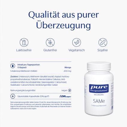 pure encapsulations® SAMe 60 St - Shop Apotheke