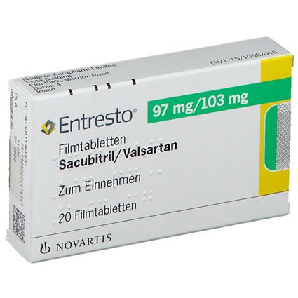 Entresto® 97 mg/103 mg 20 St mit dem E-Rezept kaufen - Shop Apotheke
